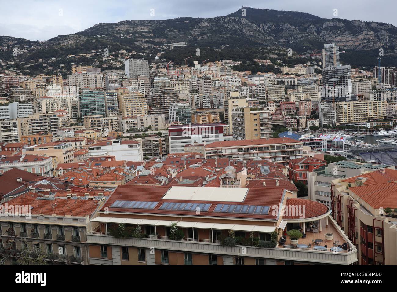 Beautiful place from Monaco city buildings, Monte Carlo area, travel ...