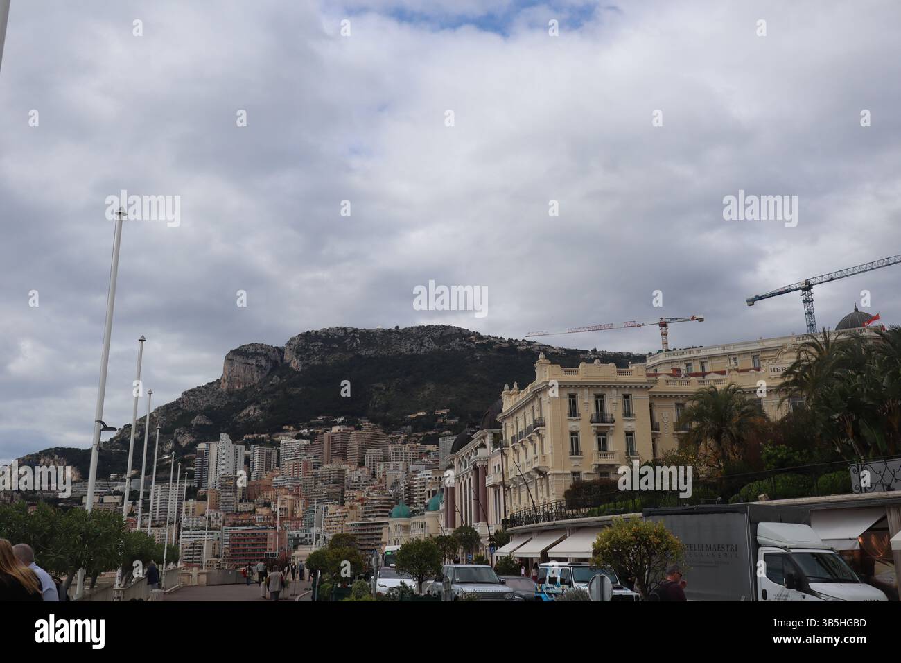 Beautiful place from Monaco city buildings, Monte Carlo area, travel ...