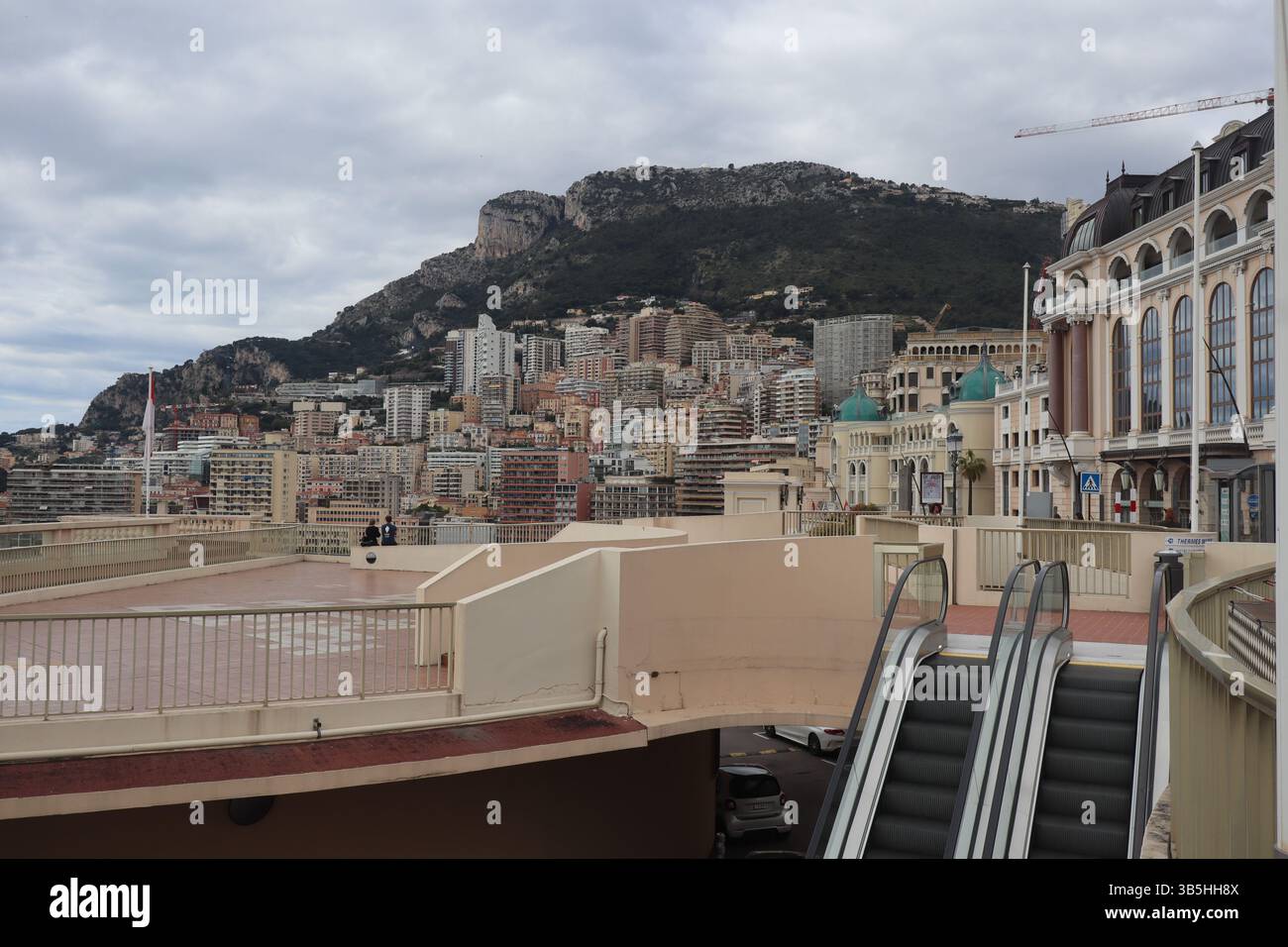 Beautiful place from Monaco city buildings, Monte Carlo area, travel ...