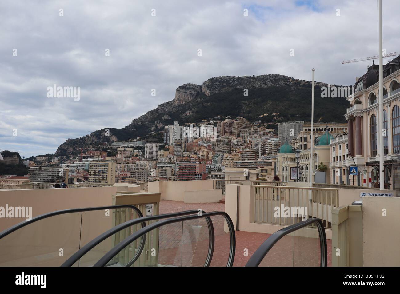 Beautiful place from Monaco city buildings, Monte Carlo area, travel ...