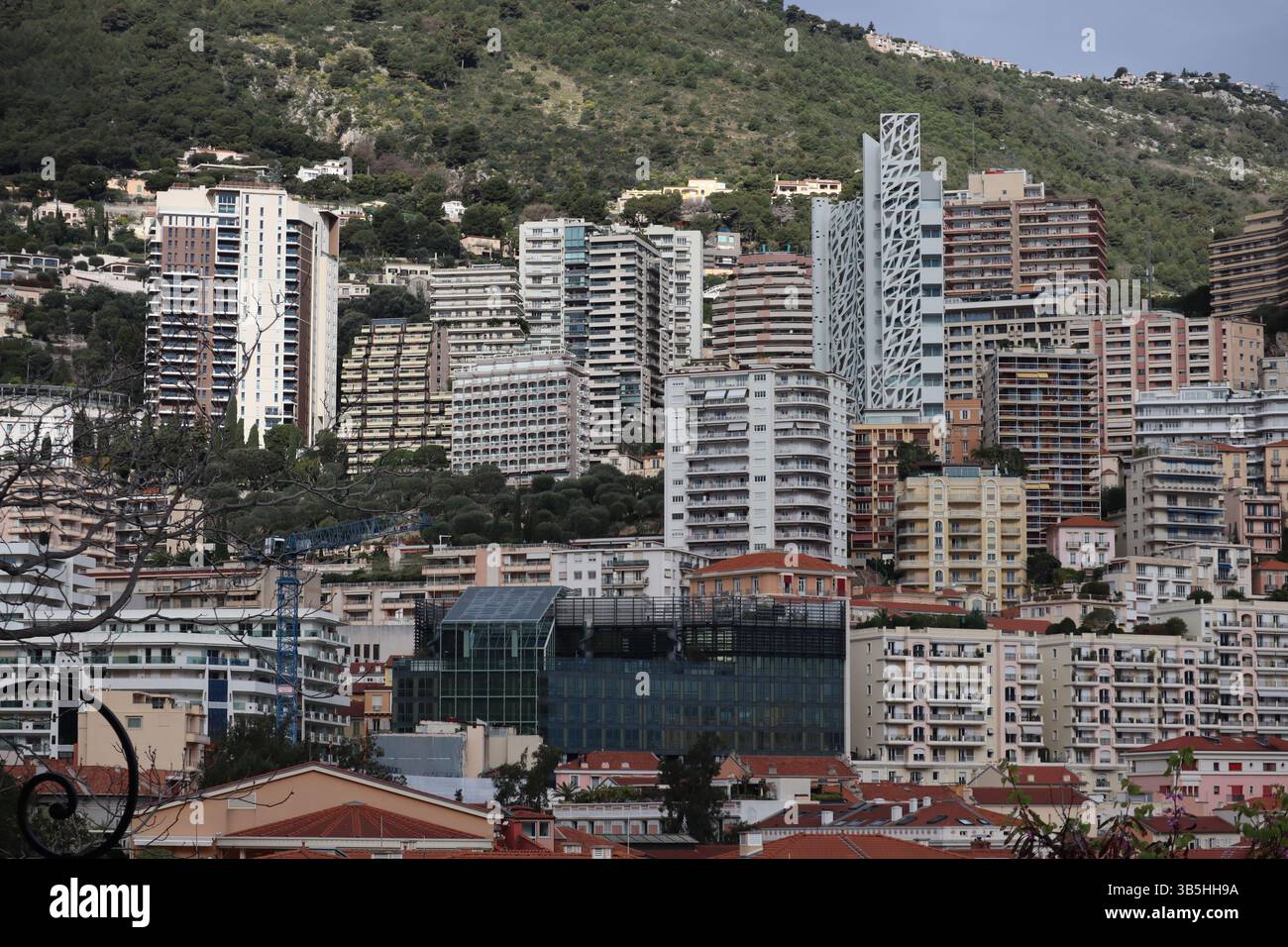 Beautiful place from Monaco city buildings, Monte Carlo area, travel ...