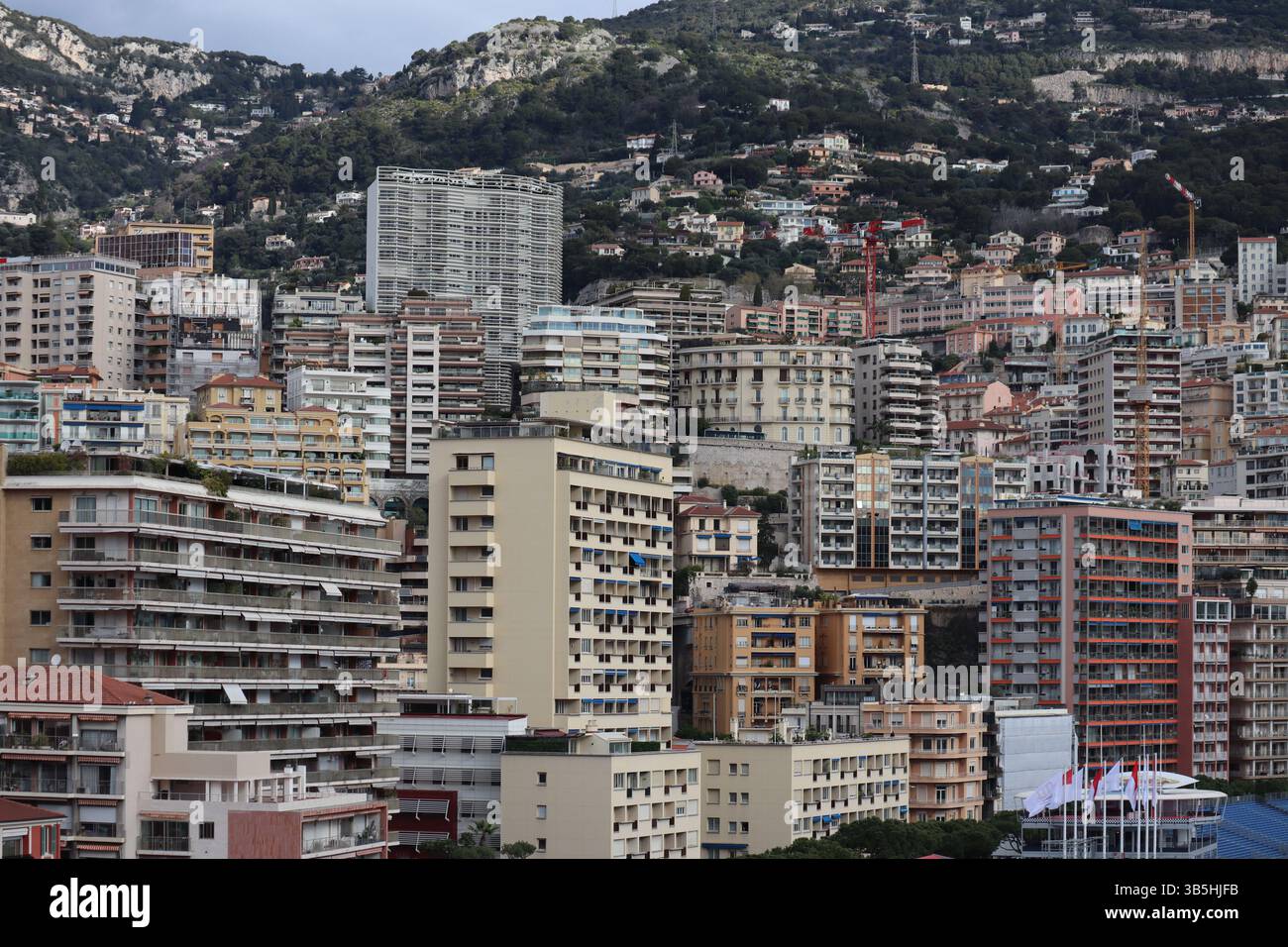 Beautiful place from Monaco city buildings, Monte Carlo area, travel ...