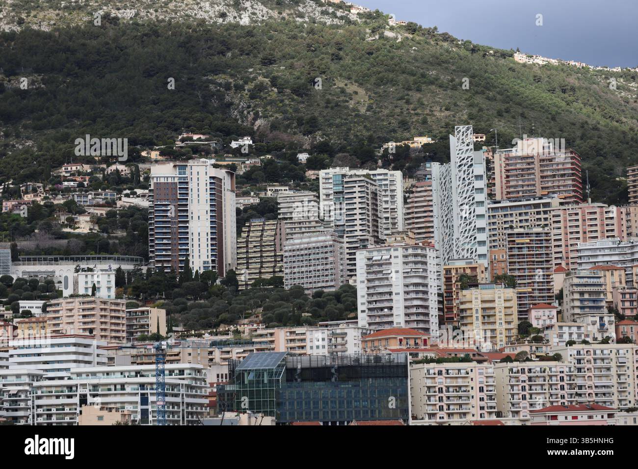 Beautiful place from Monaco city buildings, Monte Carlo area, travel ...