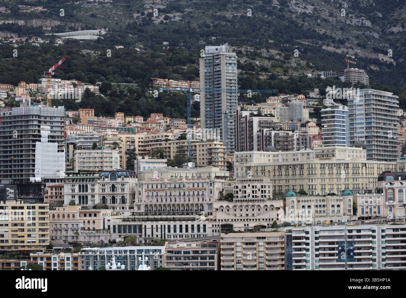 Beautiful place from Monaco city buildings, Monte Carlo area, travel ...