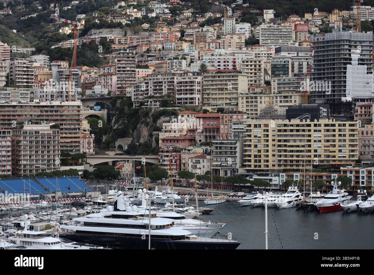Beautiful place from Monaco city buildings, Monte Carlo area, travel ...