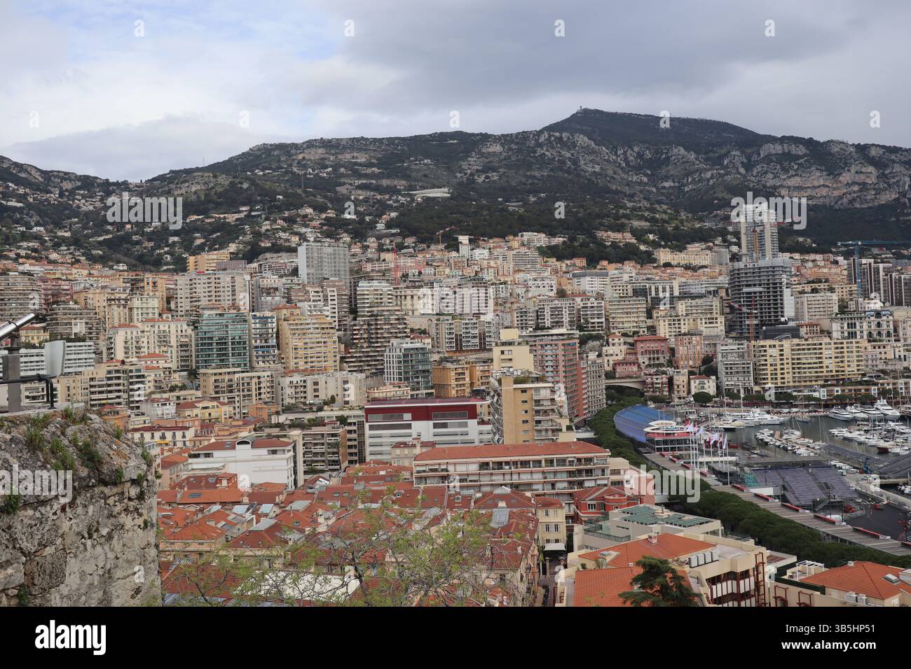 Beautiful place from Monaco city buildings, Monte Carlo area, travel ...