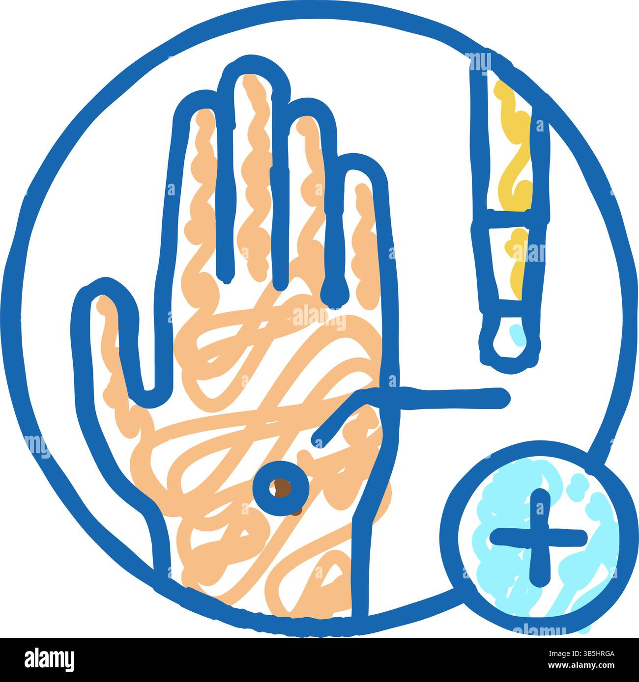 skin biopsy icon doodle illustration Stock Vector Image & Art - Alamy