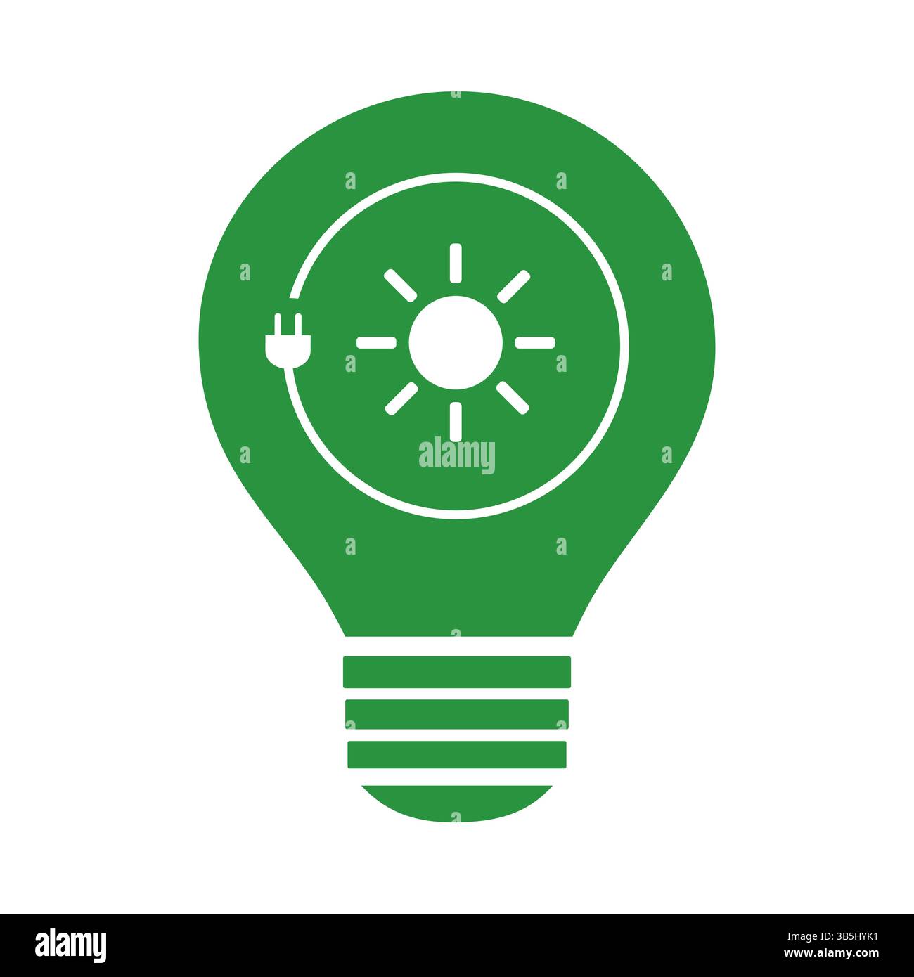 An eco friendly home concept logo featuring a lightbulb with sun and ...