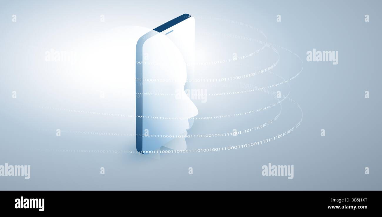 Smartphone usage silhouette Stock Vector Images - Alamy