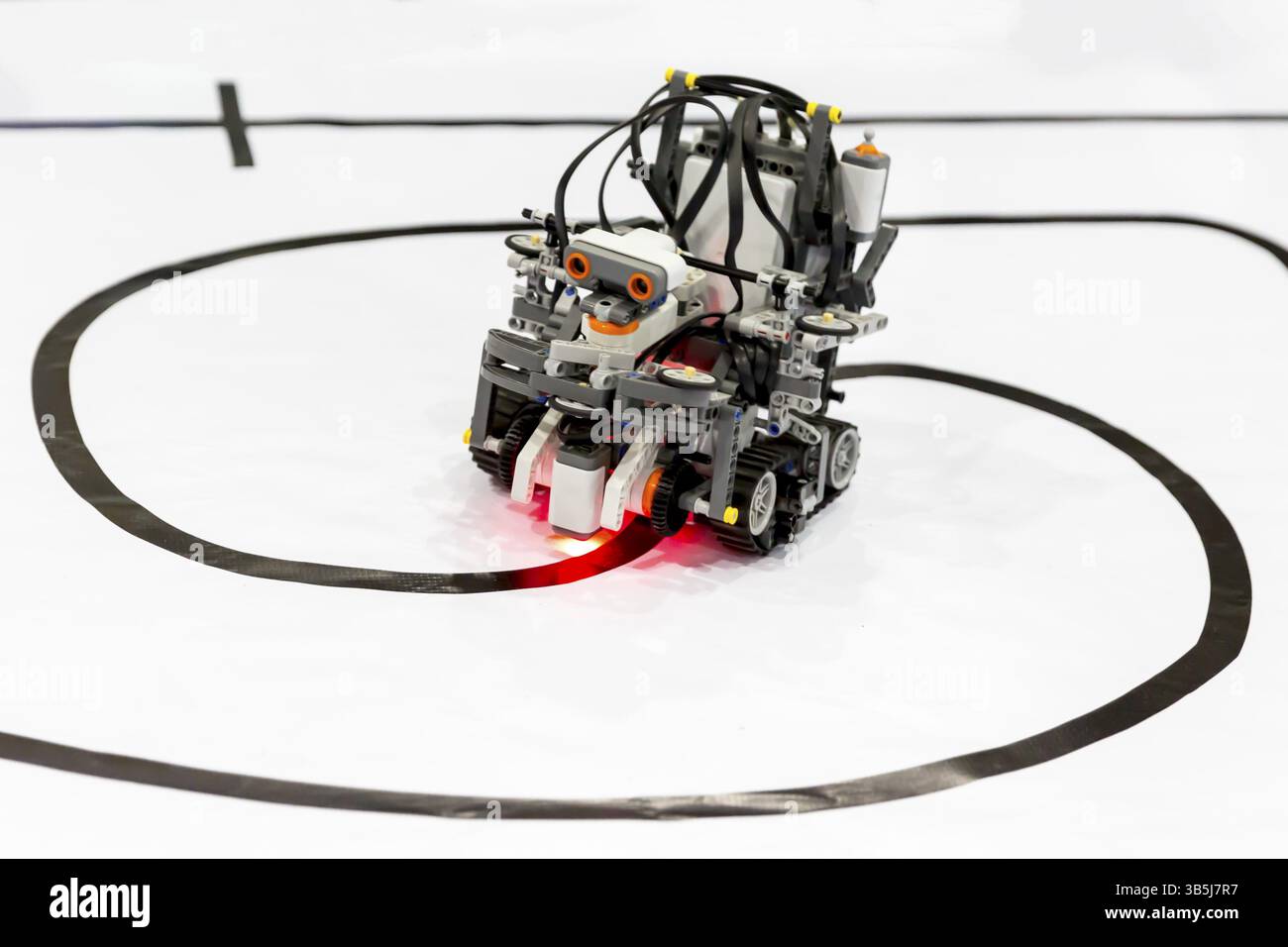 Open competition of self-made robots among school students. A robot ...