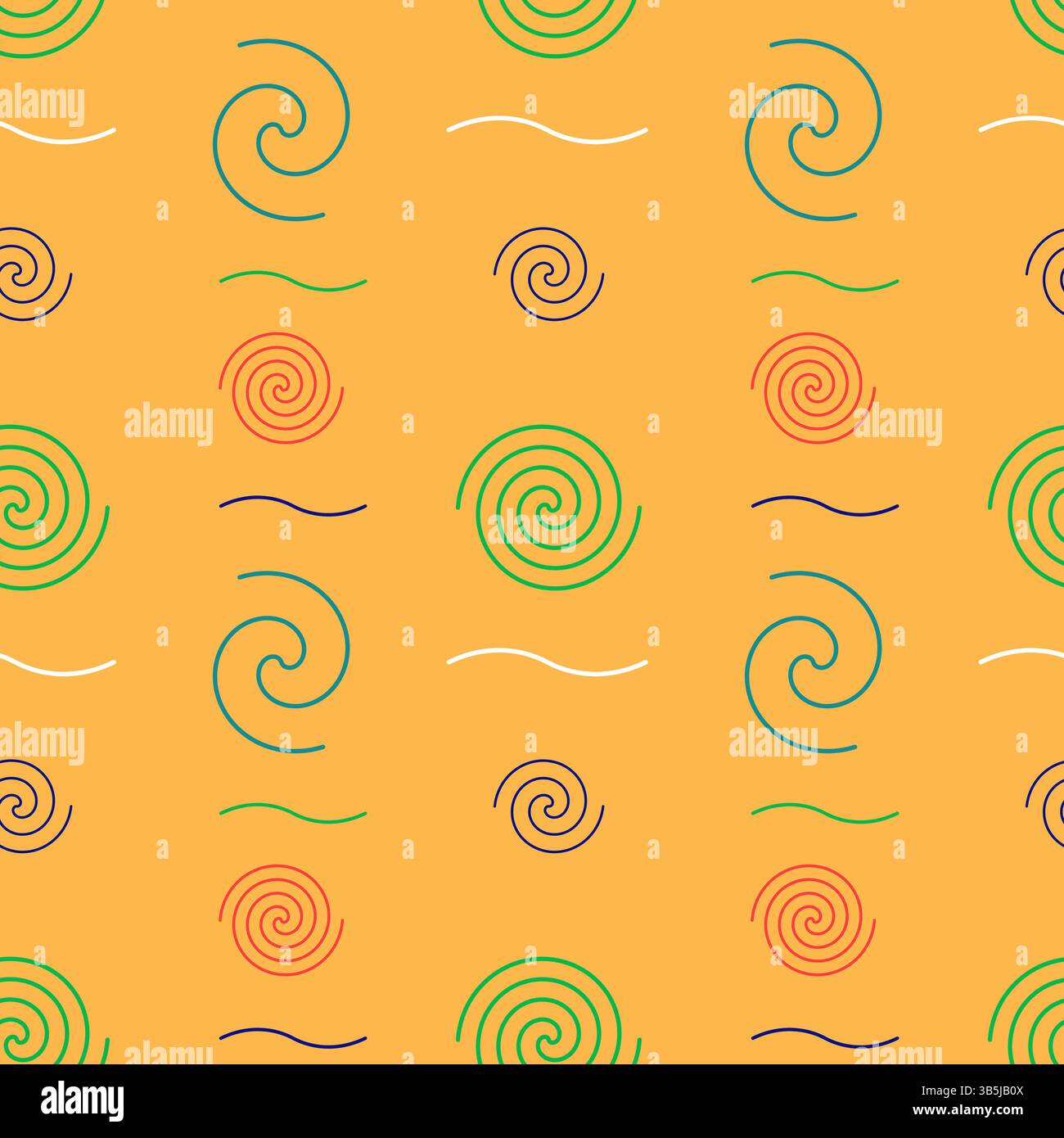 Bright and playful vintage 80s Memphis style seamless pattern featuring ...