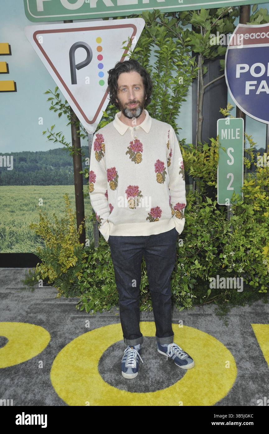 Ca. 01st May, 2025. Simon Helberg at arrivals for POKER FACE Season 2 ...
