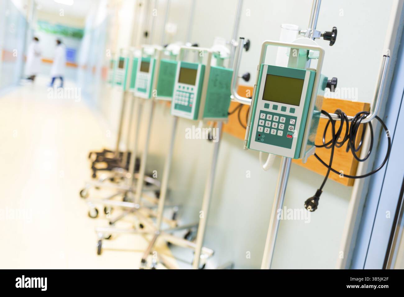 An infusion pump infuses fluids, medication or nutrients into a patient ...