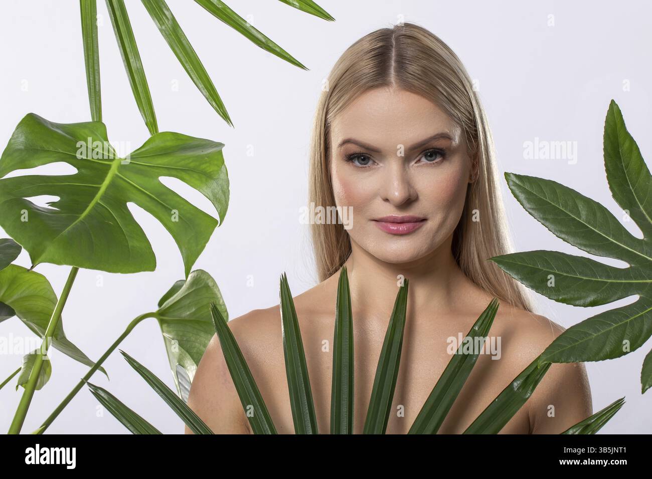 Beautifully serene portrait model hi-res stock photography and images - Alamy