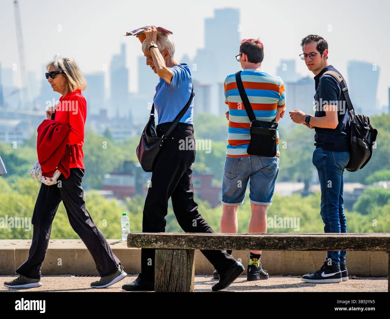 London, UK. 2nd May, 2025. Alternative ways of sheltering from the sun ...