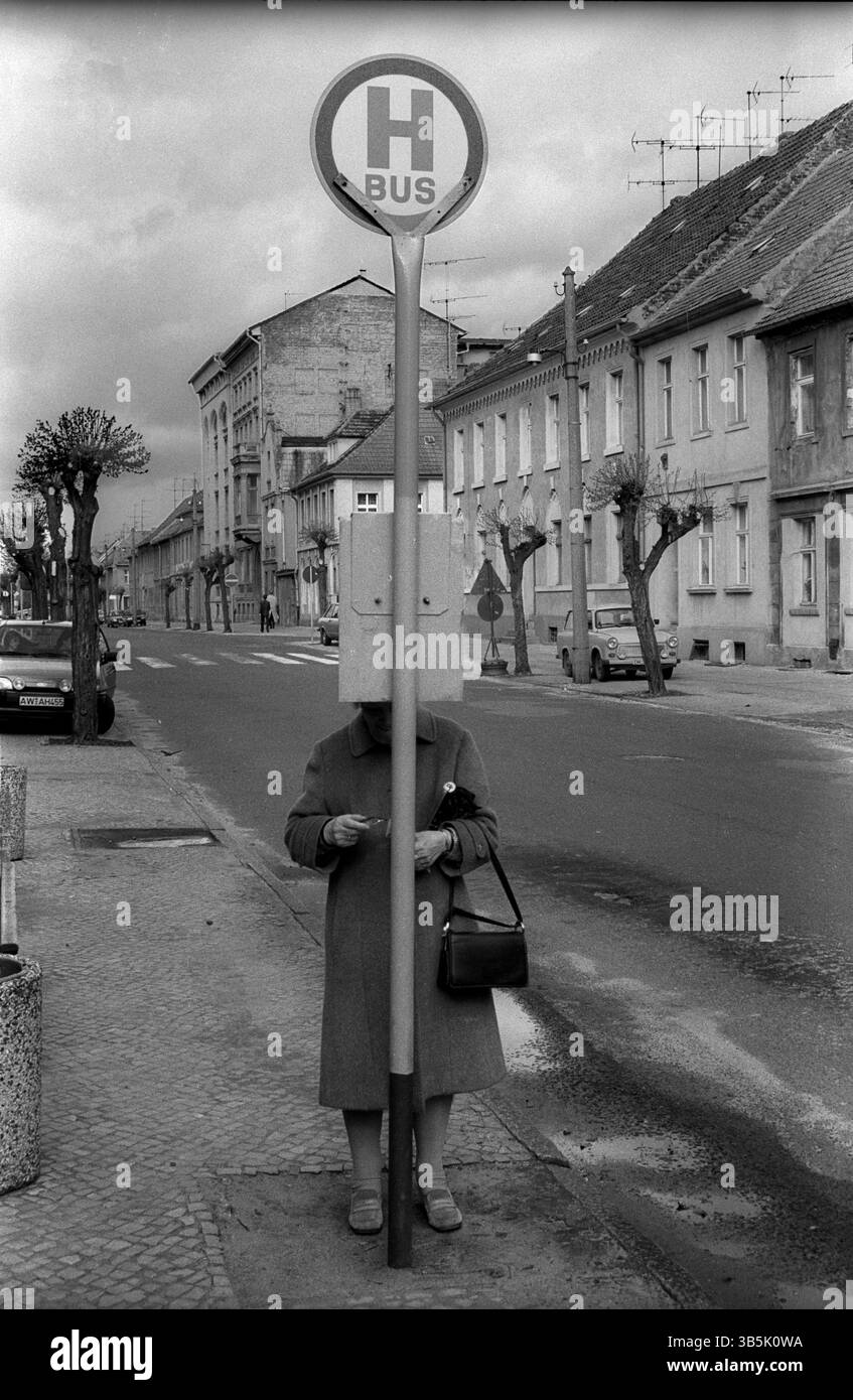 Germany bus stop Black and White Stock Photos & Images - Alamy