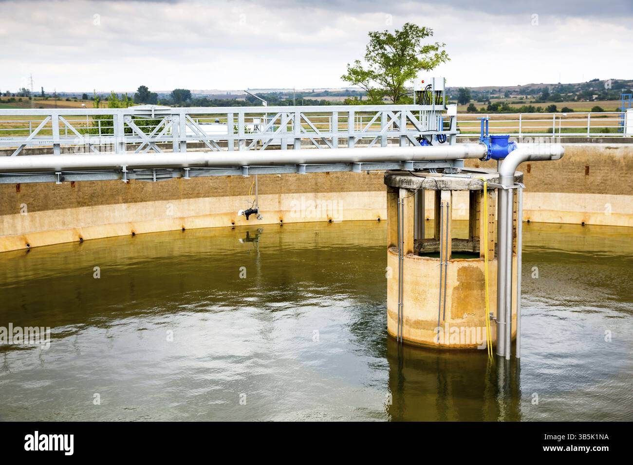 Sludge Recirculation Clarifier Solid Contact Sedimentation Tank. Green ...