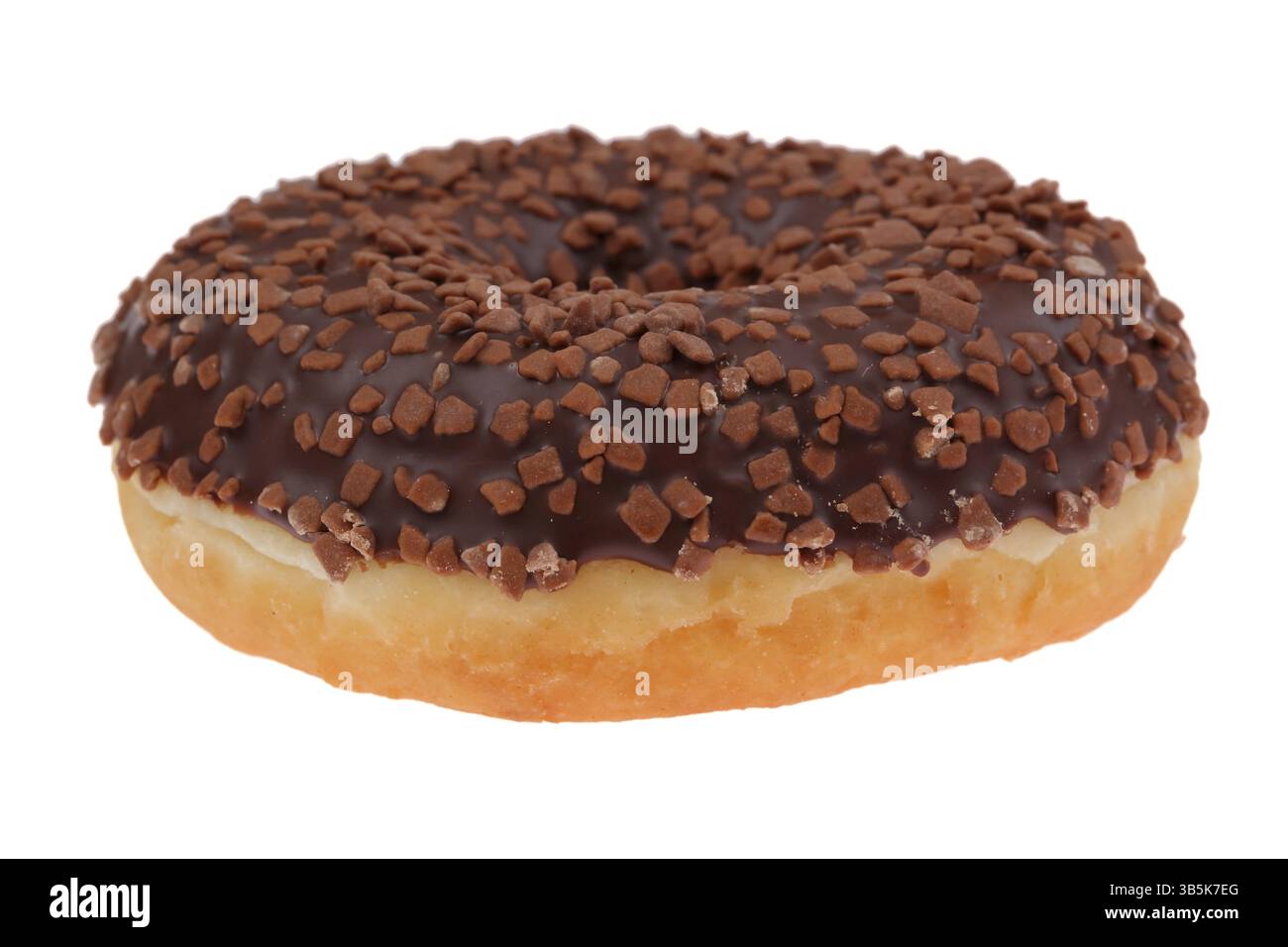 Indulge in this incredibly tasty chocolate donut that is generously ...