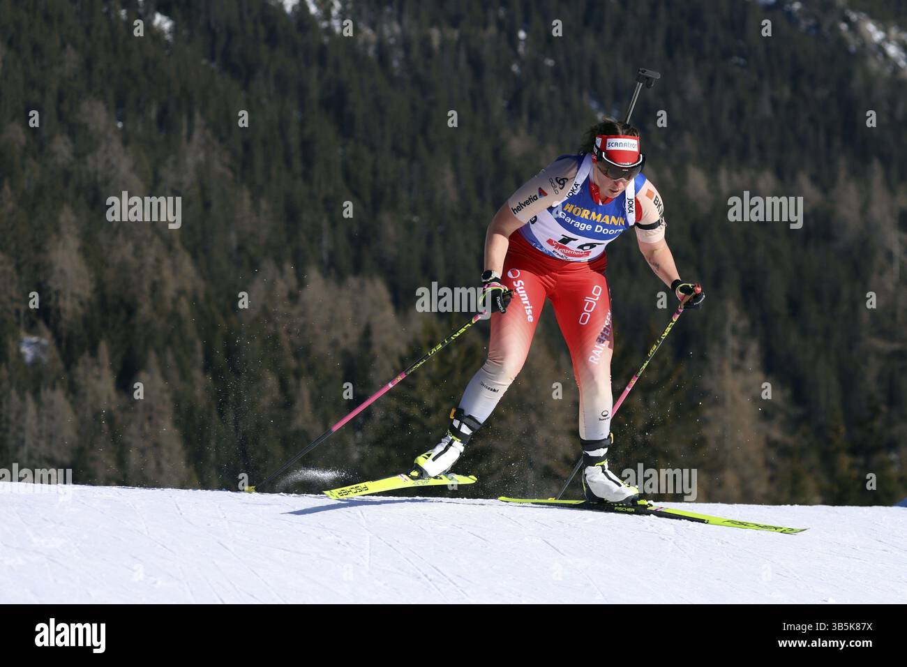 Lena Haecki-Gross (Switzerland/SUI) at the IBU Biathlon World ...