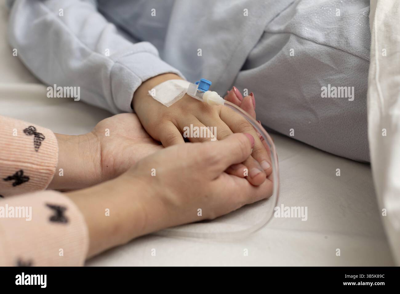 Touching moment between child parent hi-res stock photography and ...