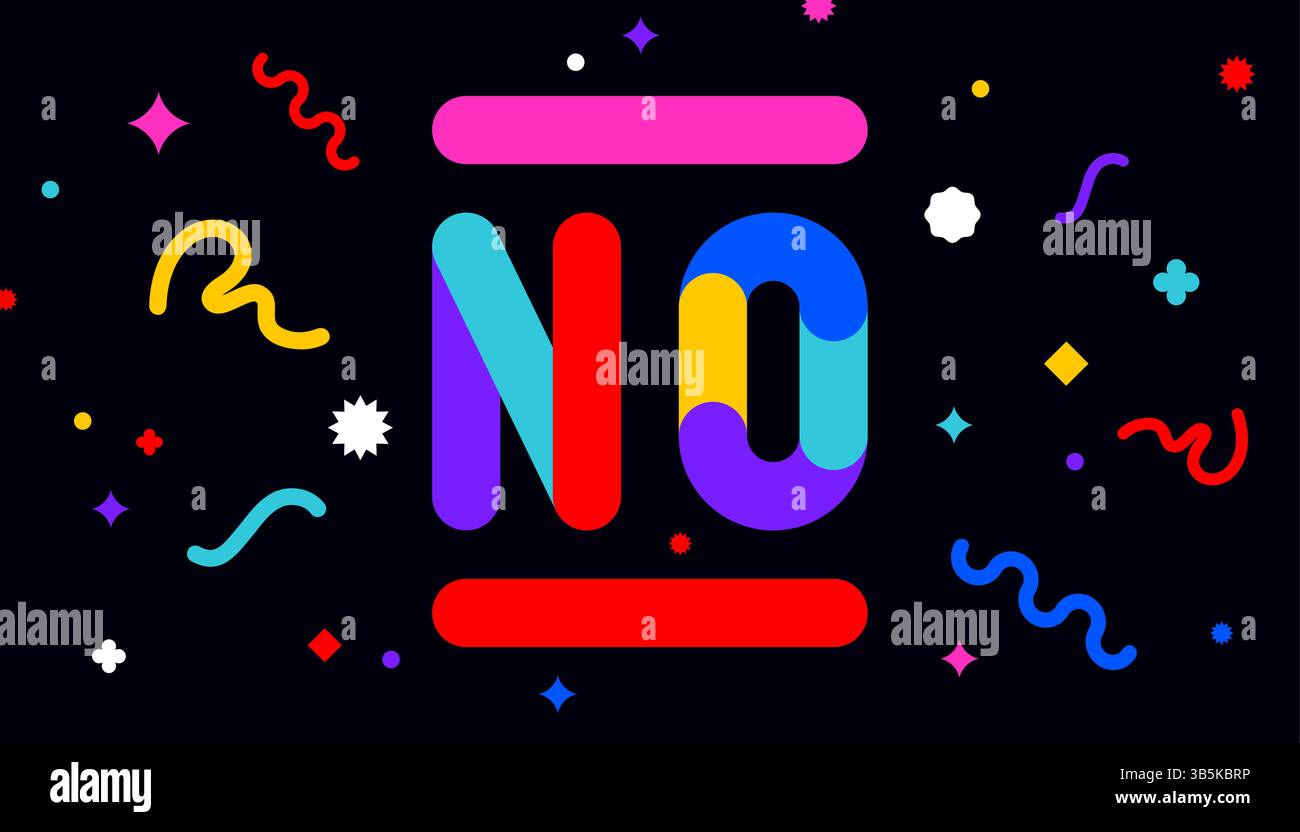 Colorful text design phrase Stock Vector Images - Alamy