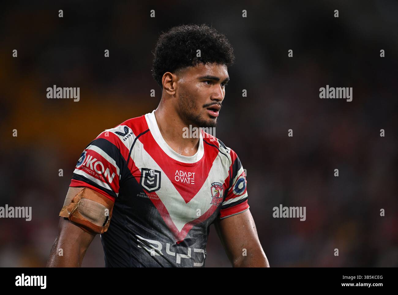 Robert Toia of the Roosters during the NRL Round 9 match between the ...