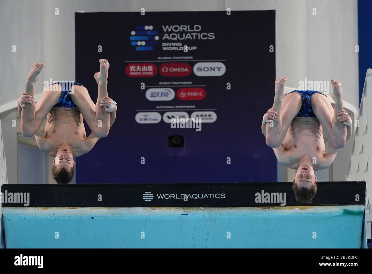 Ukraine's Mark Hrytsenko and Oleksii Sereda compete in the Men's ...