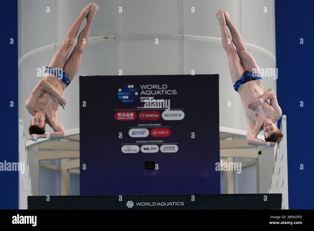 Ukraine's Mark Hrytsenko and Oleksii Sereda compete in the Men's ...