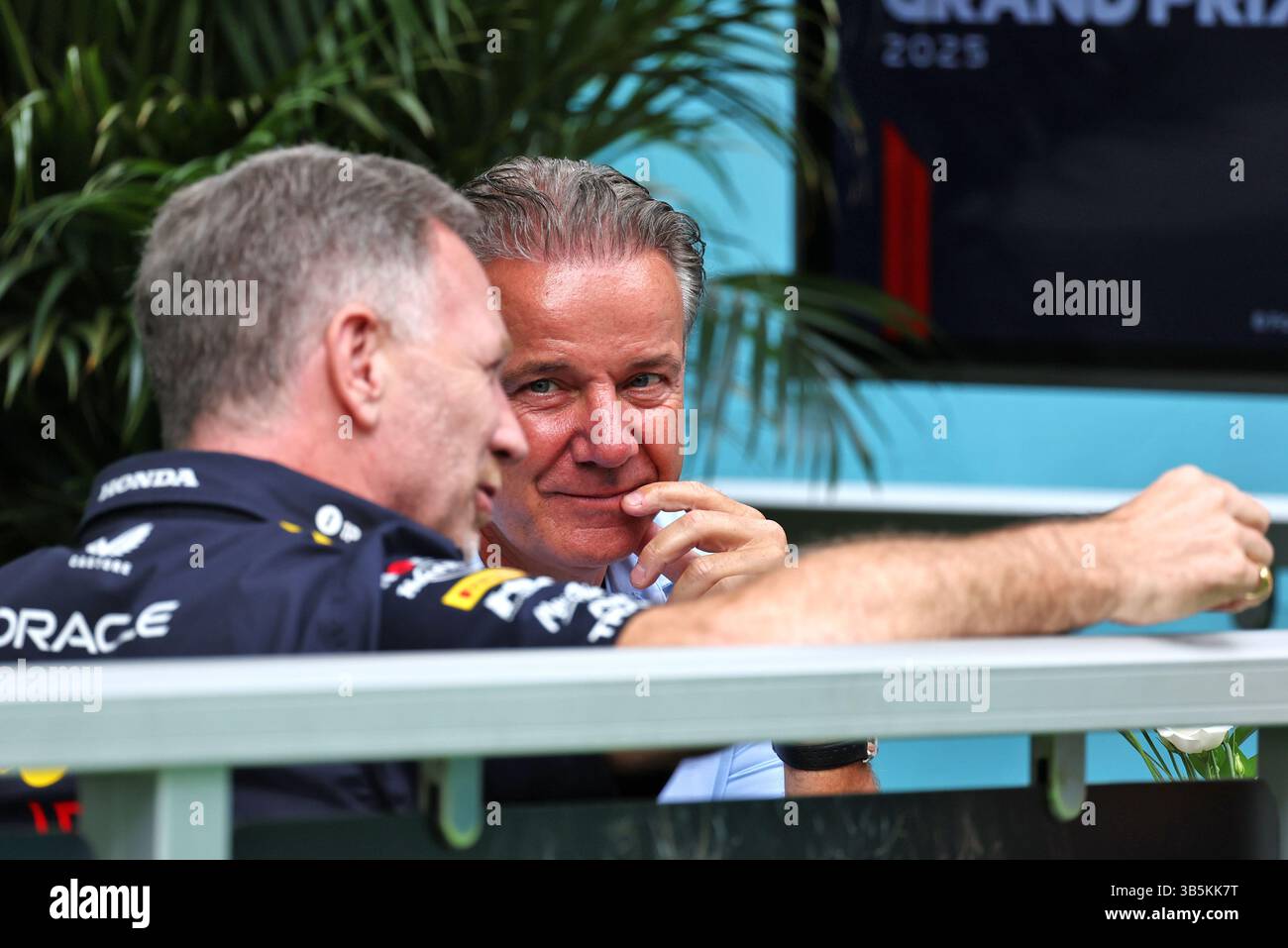 Miami, USA. 02nd May, 2025. Raymond Vermeulen (NLD) Driver Manager with ...