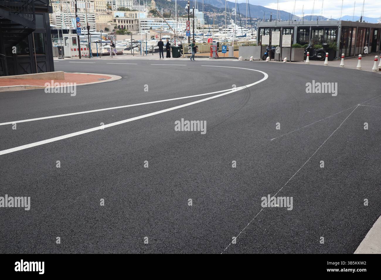 Formula 1 route grand prix Area from Monaco Stock Photo - Alamy