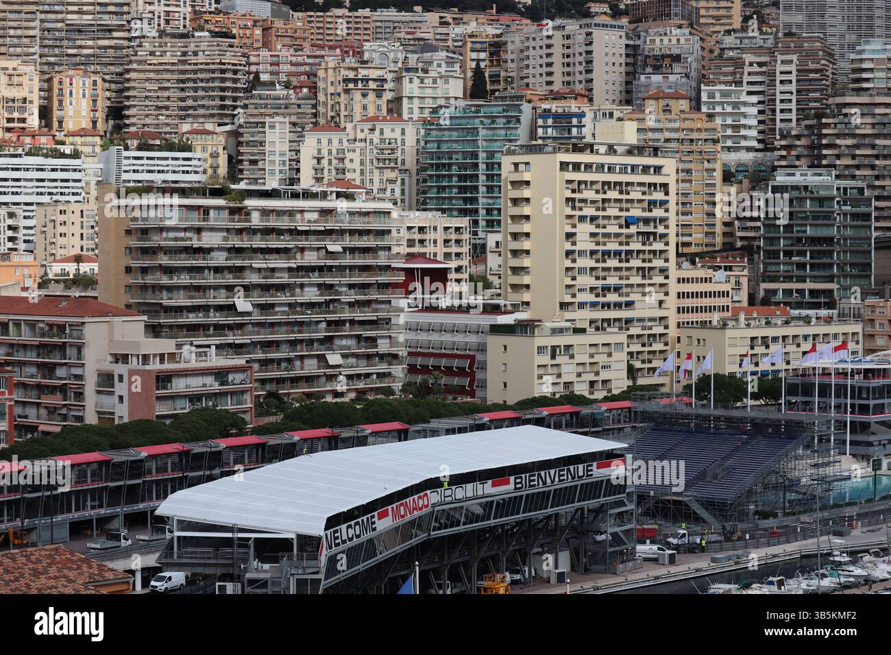 Formula 1 route grand prix Area from Monaco Stock Photo - Alamy