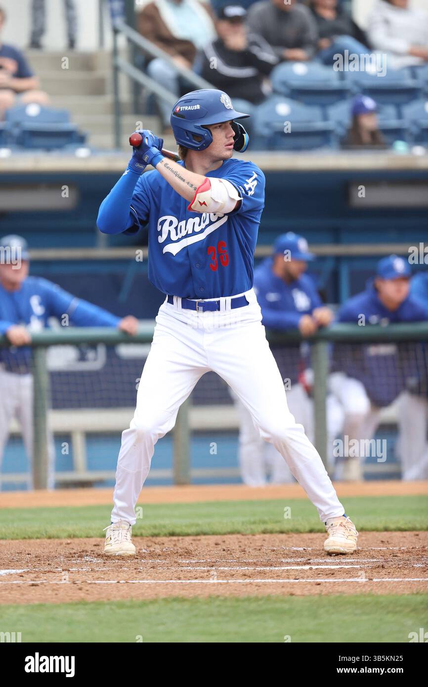 Mike Sirota (36) of the Rancho Cucamonga Quakes bats against the San ...
