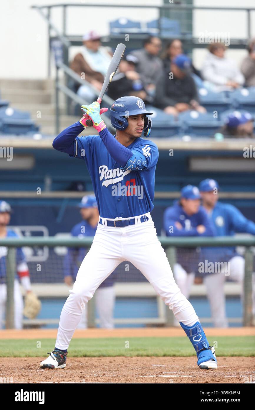 Jose Meza (27) of the Rancho Cucamonga Quakes bats against the San Jose ...