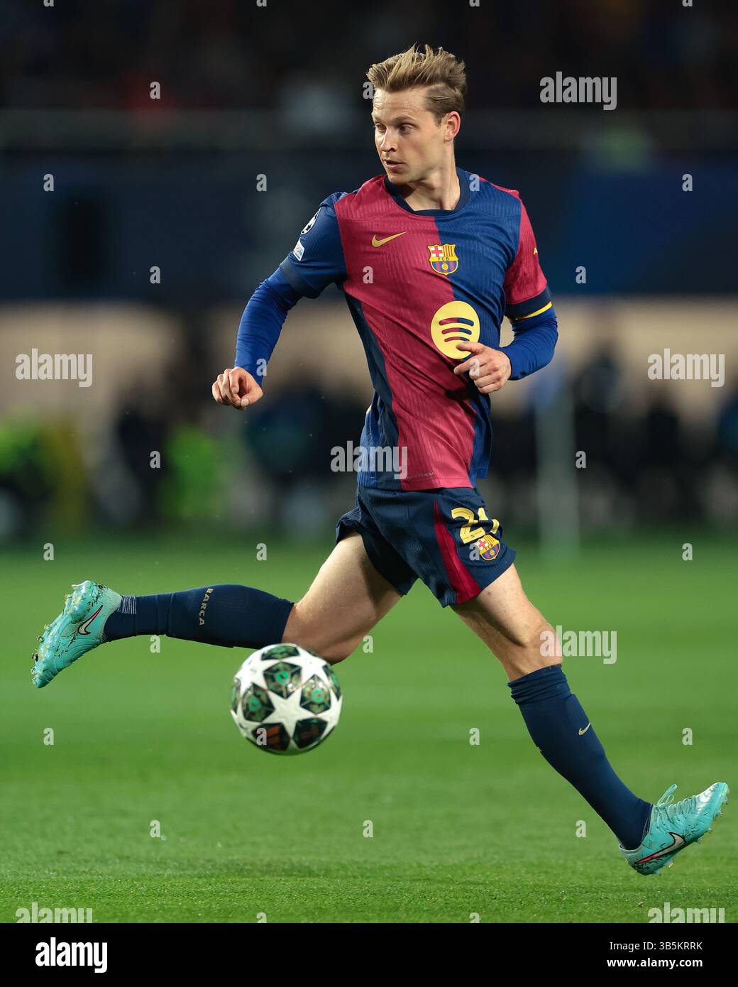Barcelona, Spain, 30th April 2025. Frenkie de Jong of FC Barcelona during the FC Barcelona vs ...