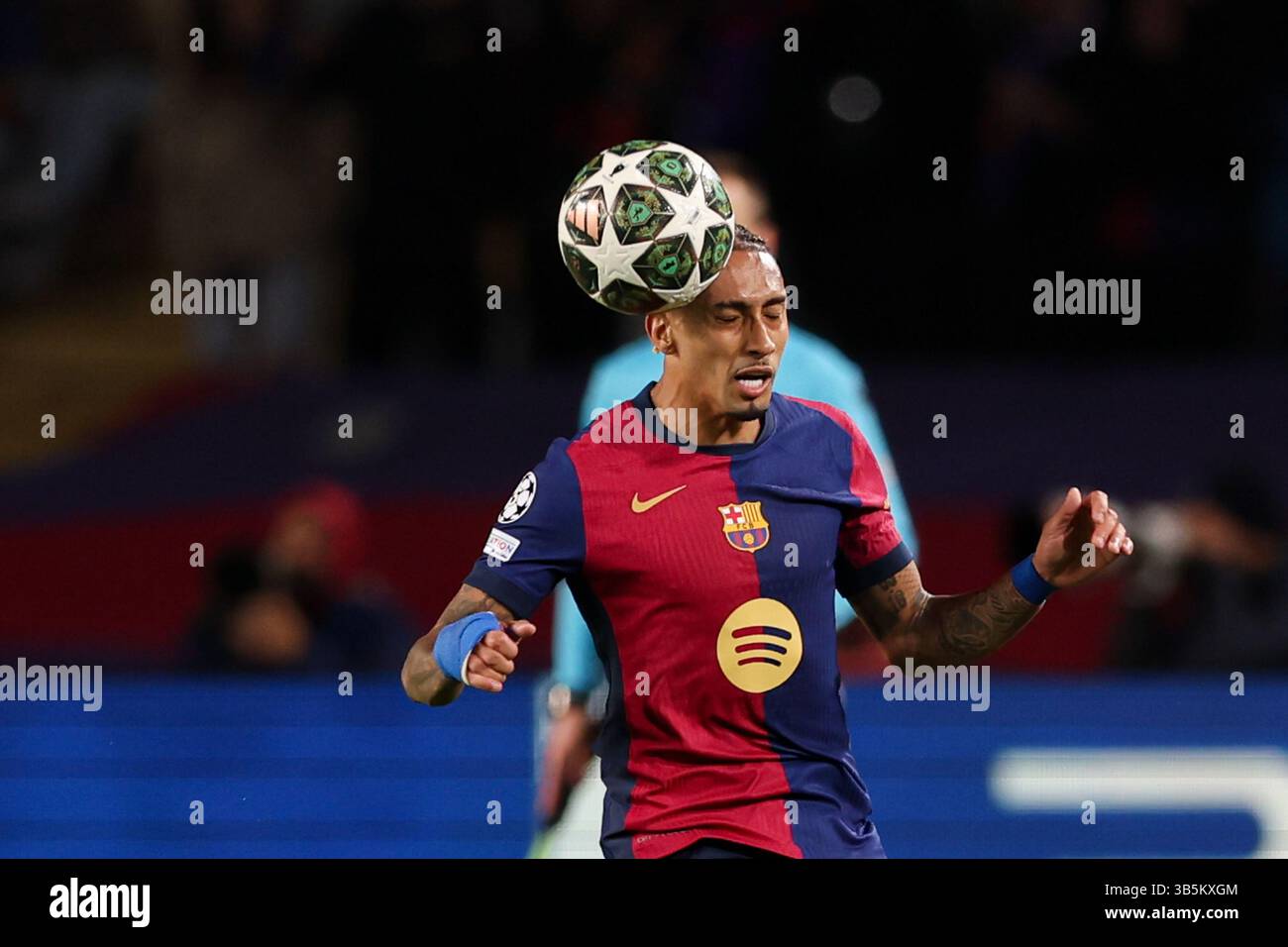 Raphael Dias Belloli (Raphinha) of FC Barcelona seen in action during ...