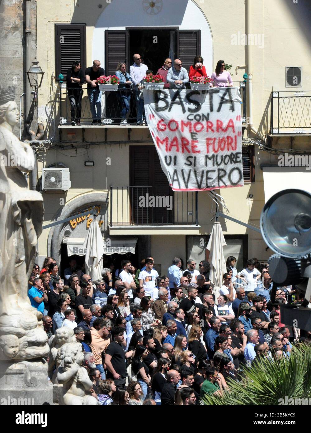 Monreale, . 02nd May, 2025. Palermo. Funeral in Monreale of the three ...