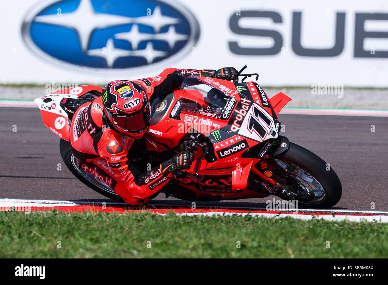 Nicolo Bulega of Aruba.it Racing - Ducati with Ducati Panigale V4R during FIM SBK Superbike ...