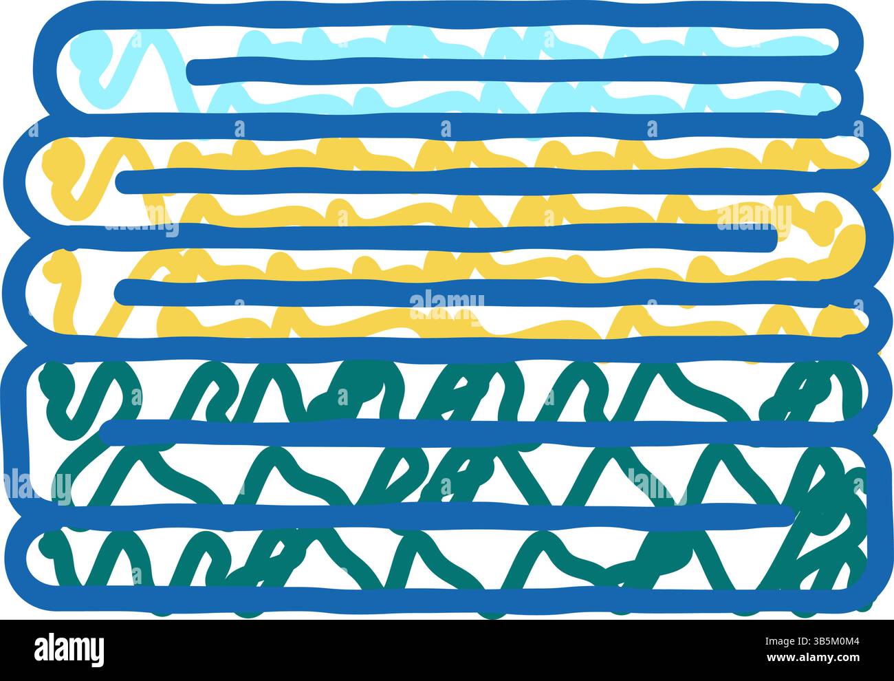 pile textile icon doodle illustration Stock Vector Image & Art - Alamy