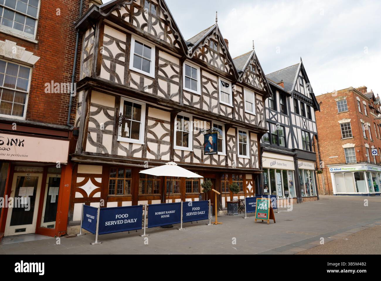 Robert Raikes' House, an historic 16th century timber-framed town house ...