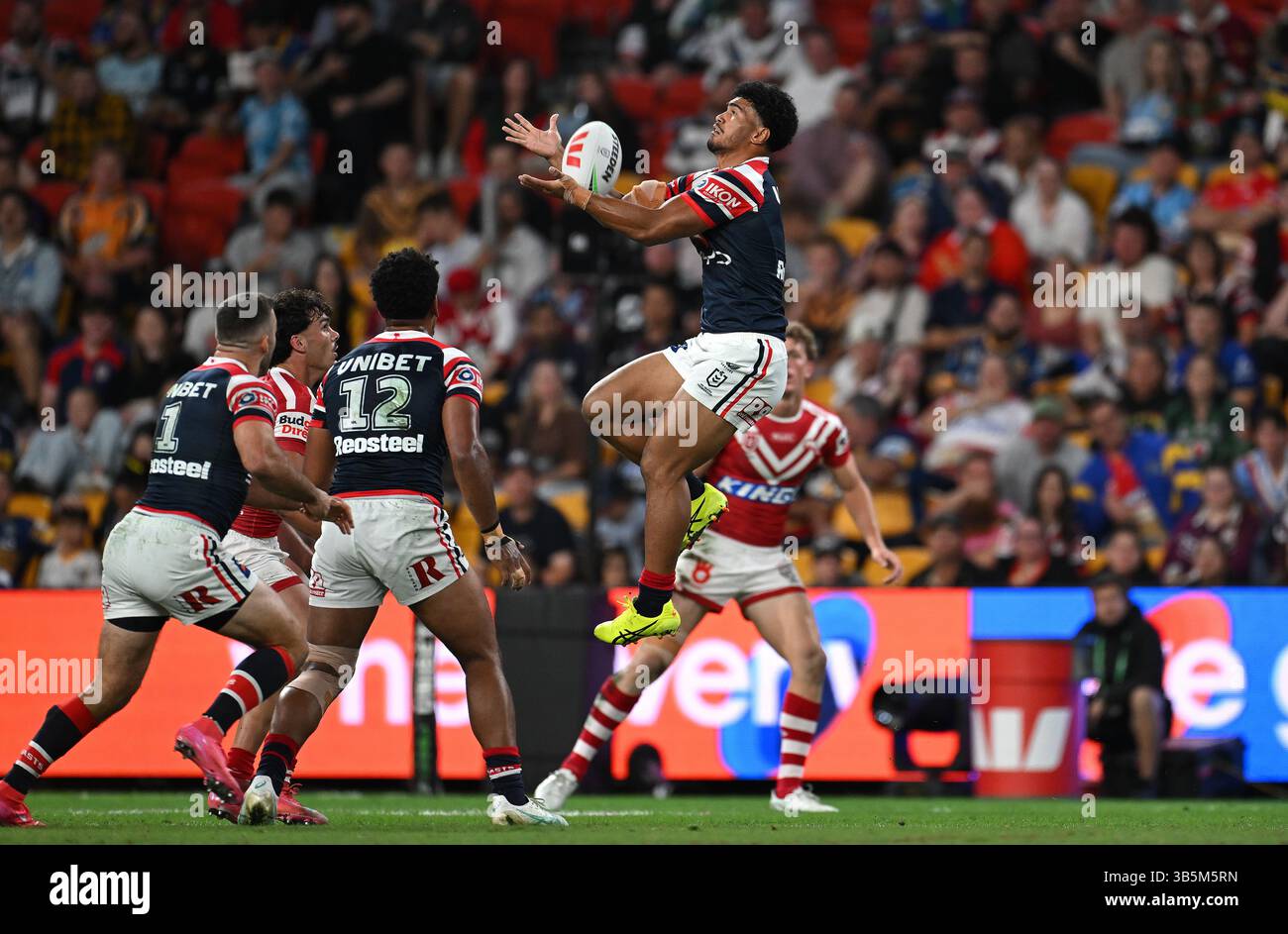 Robert Toia of the Roosters during the NRL Round 9 match between the ...