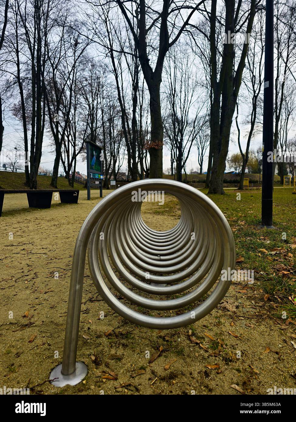 Interactive Science Park Exhibit with Newton's Cradle, Plasma Balls and ...