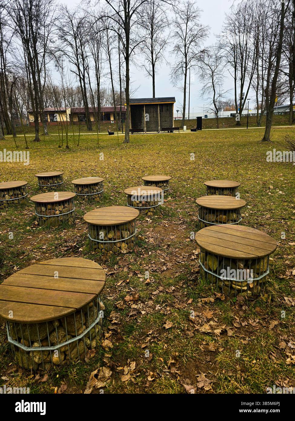 Interactive Science Park Exhibit with Newton's Cradle, Plasma Balls and ...