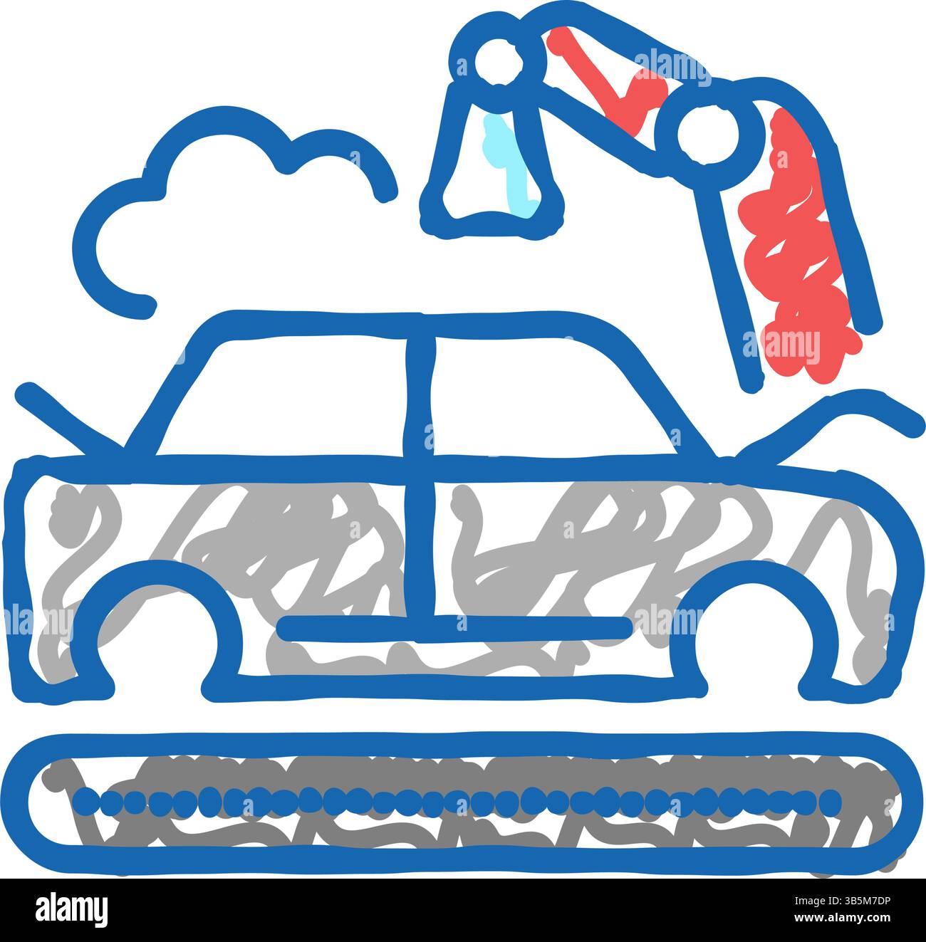 anti-corrosion treatment icon doodle illustration Stock Vector Image ...