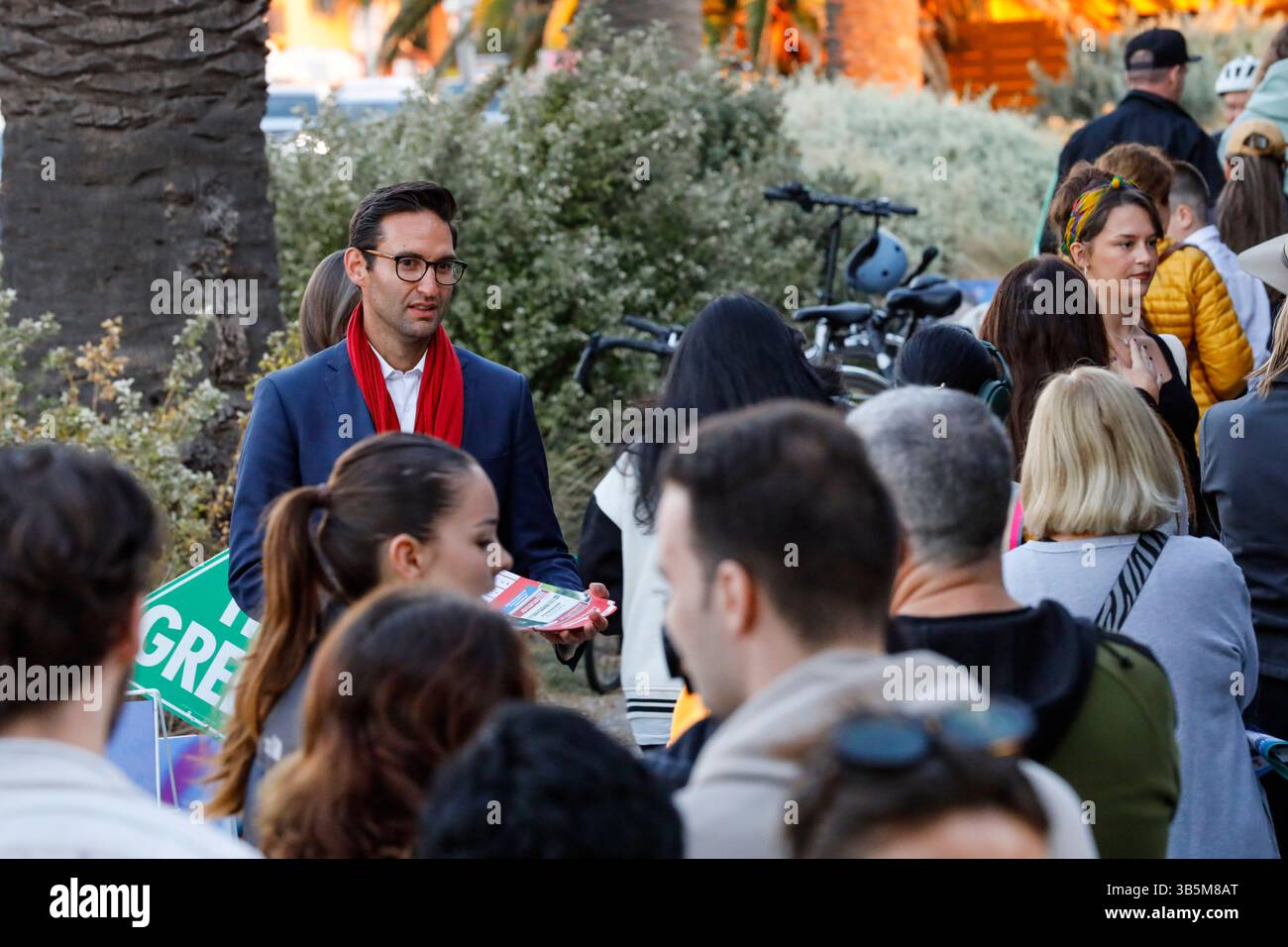 Josh Burns, the Australian Labor Party (ALP) candidate for Macnamara ...