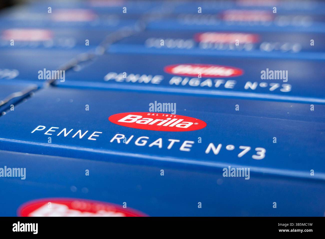 Stockbilder 05/2025 Nudeln der Marke Barilla Stuttgart Baden ...