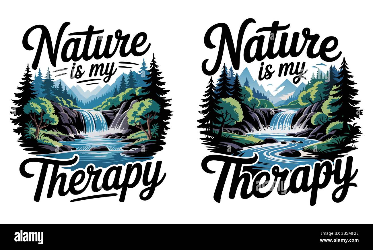 Calm nature scenery Cut Out Stock Images & Pictures - Alamy