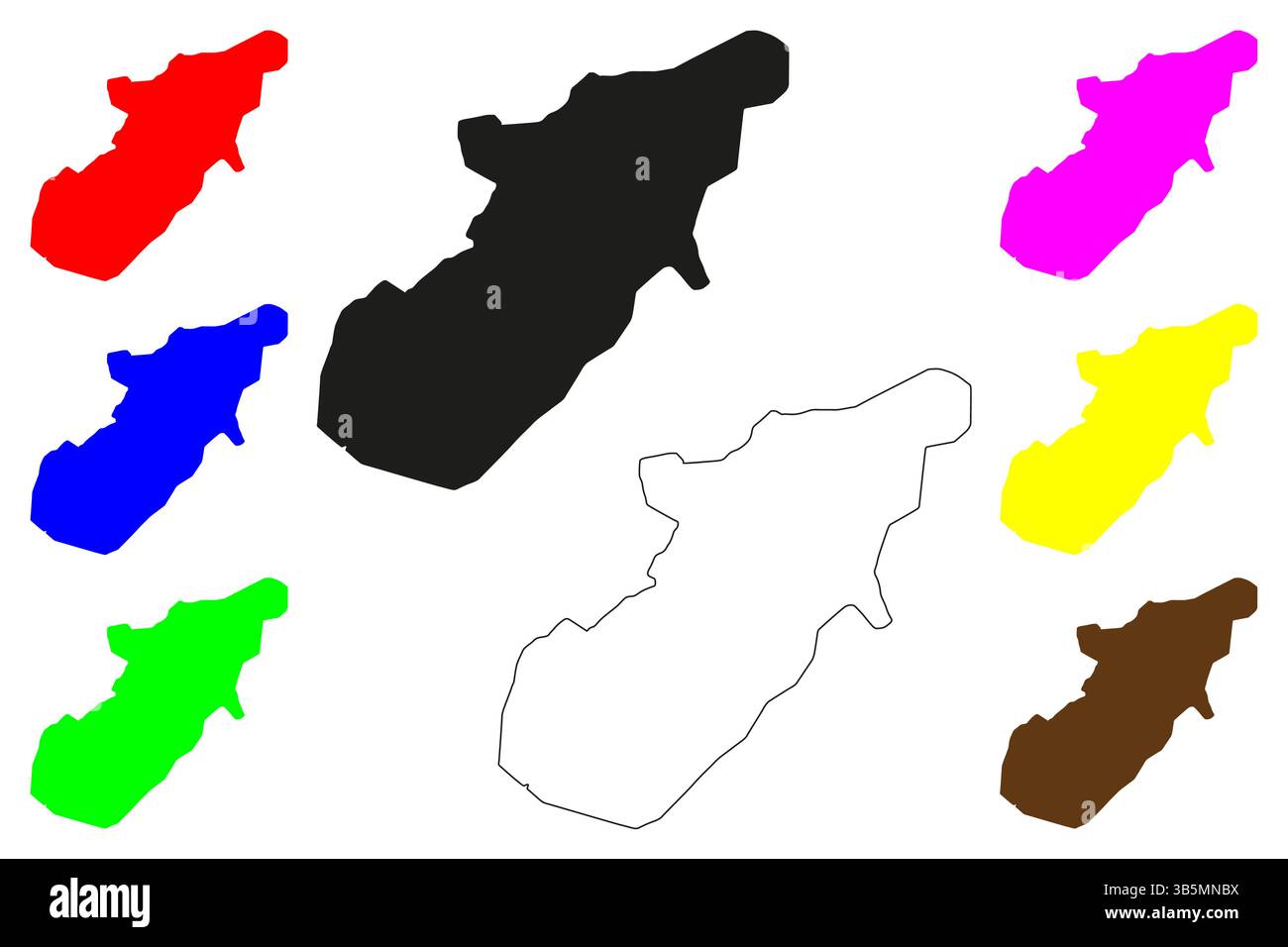 Nellore city (Republic of India, State of Andhra Pradesh) map vector ...