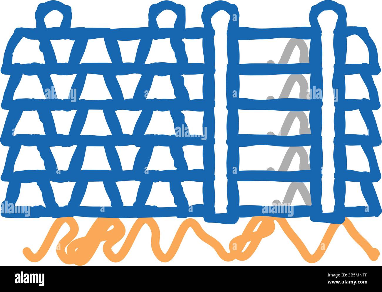 floor beams concrete icon doodle illustration Stock Vector Image & Art ...