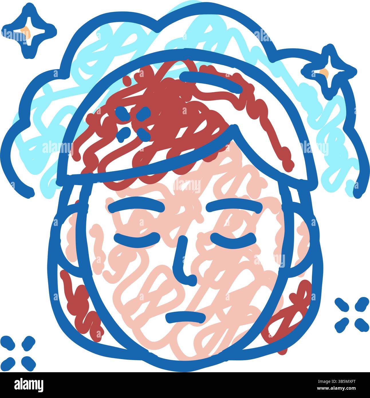 fainting disease icon doodle illustration Stock Vector Image & Art - Alamy