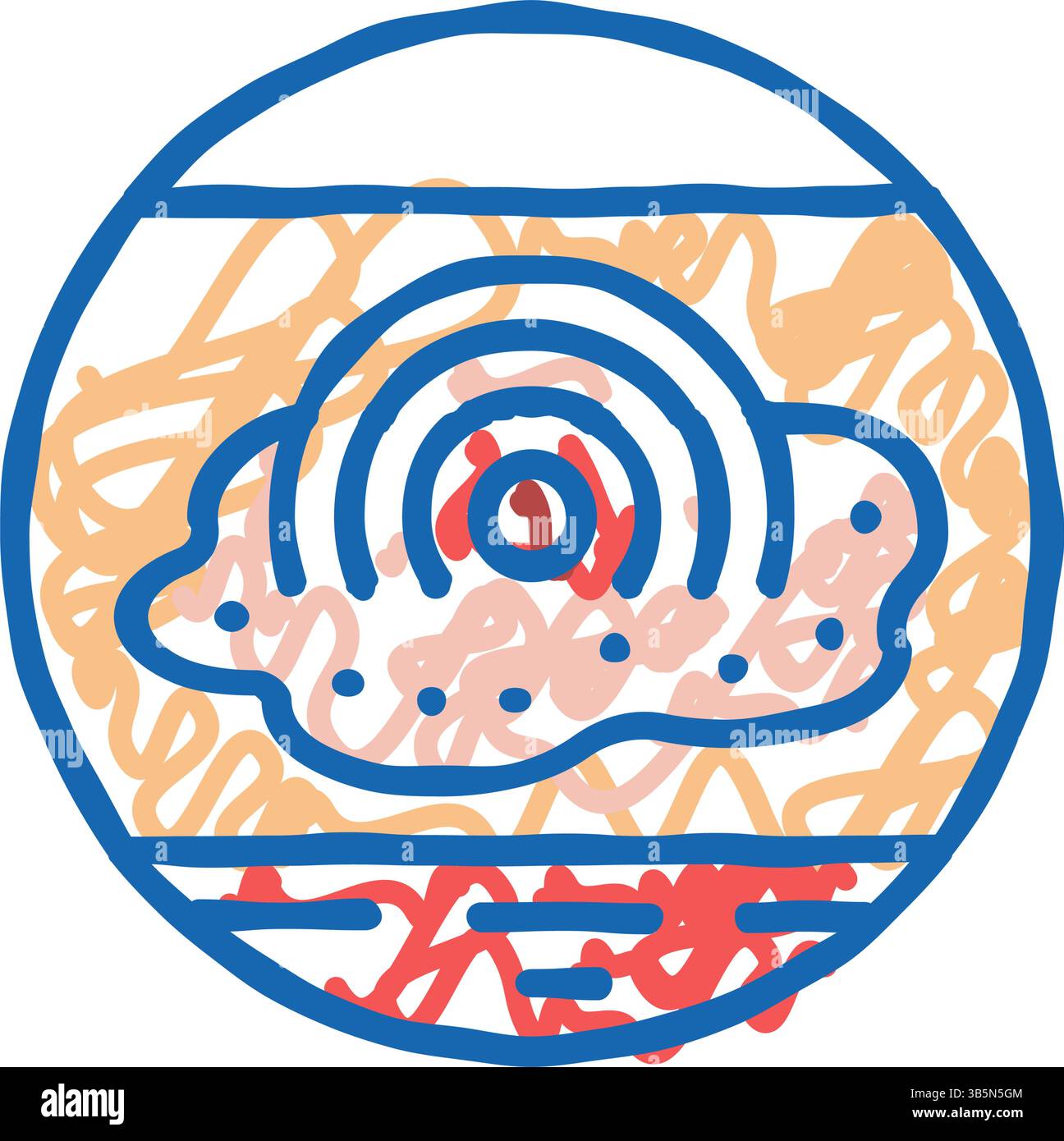 Pain eczema color icon Stock Vector Images - Alamy